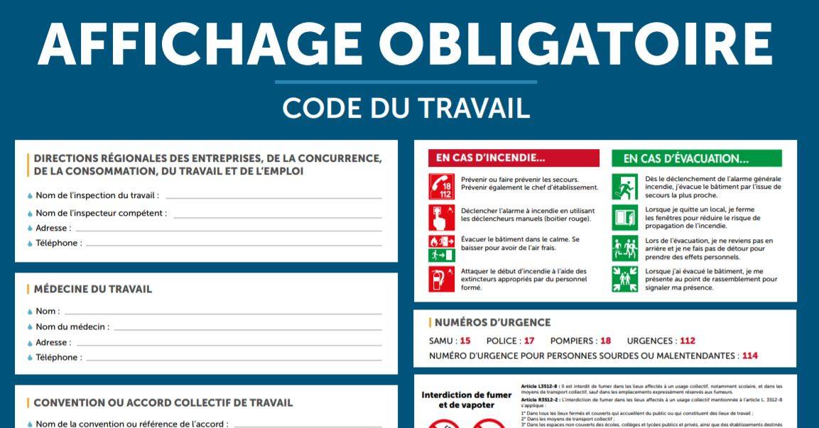 Les règles d’affichage obligatoire en entreprise en 2023 | Monsieur Compta